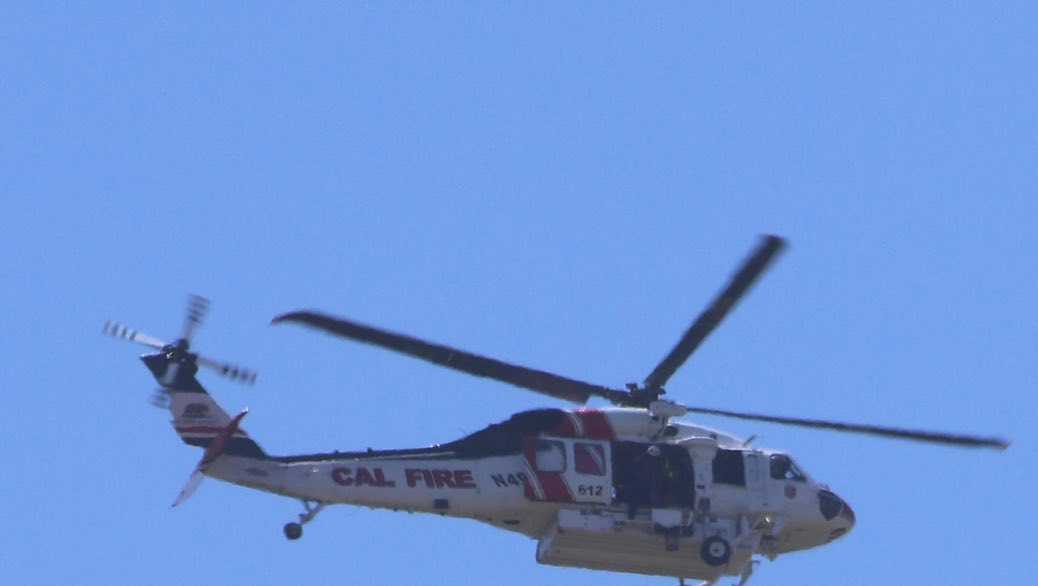 Cal Fire uses helicopter to rescue hiker in Solano County