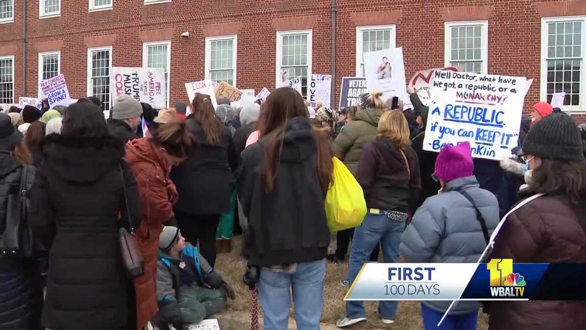 Hundreds in Annapolis take part in #50501 protests