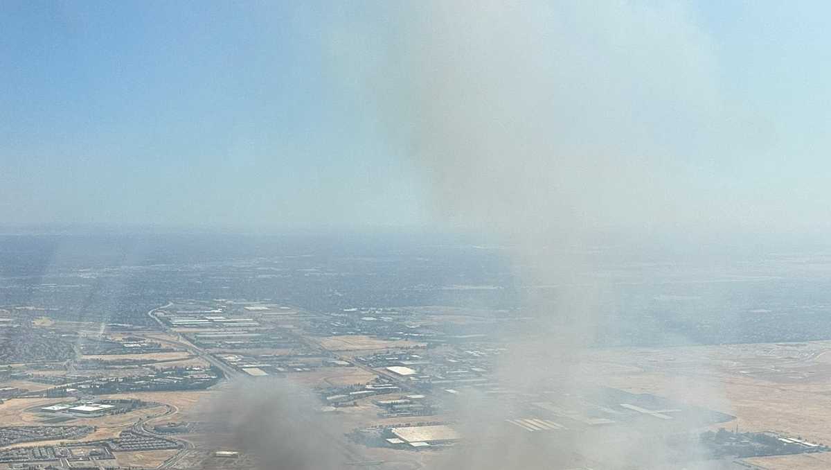 Schools evacuated due to fire burning along Highway 65 in Lincoln