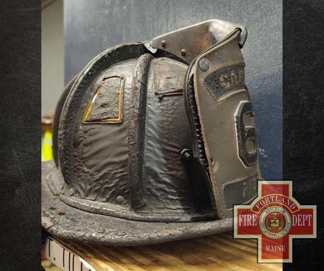 Pictures show damage to firefighters' gear after Portland fire