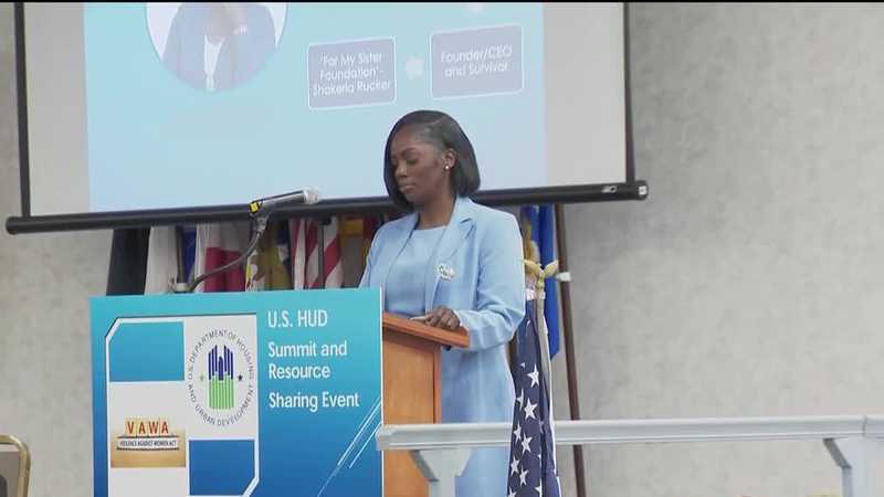 Shakeira Rucker's sister speaks on domestic violence awareness in Apopka