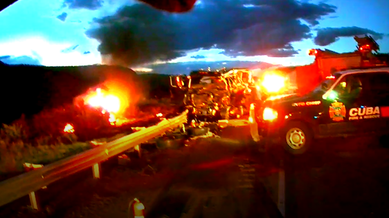 New police videos shows fiery fatal crash that killed a family