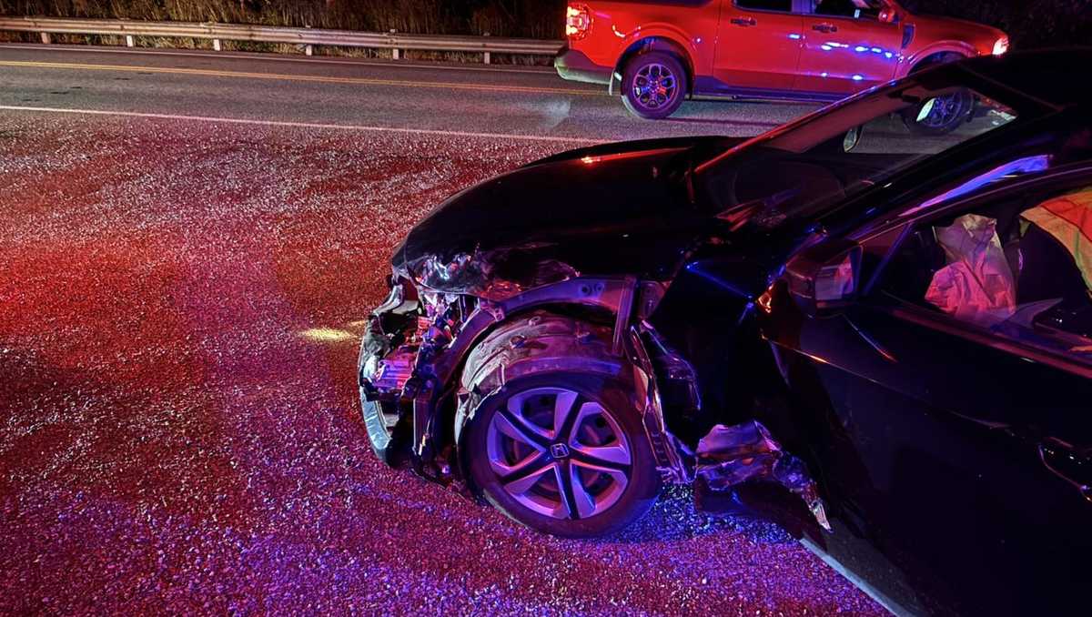 One person in the hospital following Ross Township crash
