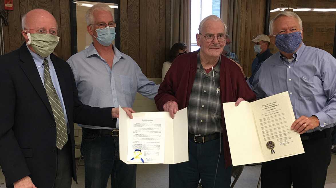 New Hampshire election checklist supervisor honored for 56 years of service