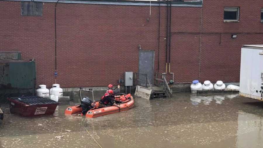 Water main break causes major flooding in Waterville