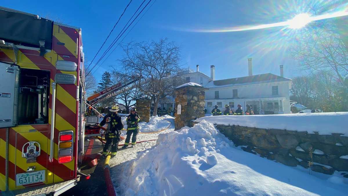 Rye house fire quickly grows to three alarms