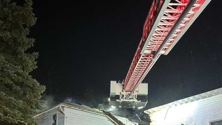 1 displaced after early morning fire engulfs, destroys house in Adams ...