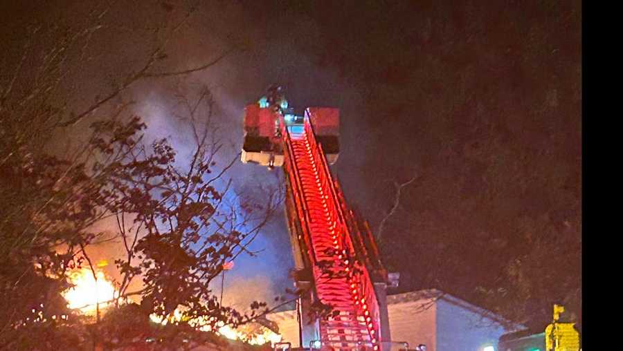 1 displaced after early morning fire engulfs, destroys house in Adams ...