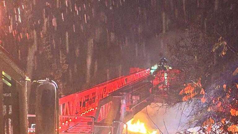 1 displaced after early morning fire engulfs, destroys house in Adams ...