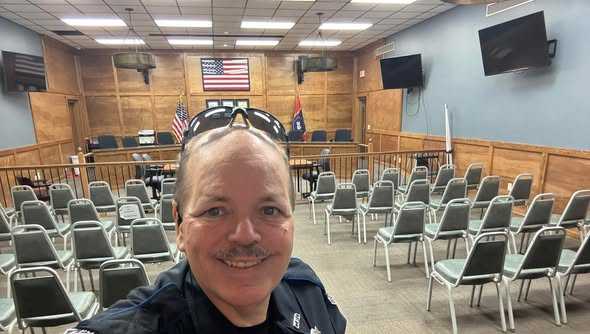 Clinton remembers officer Andrew Pitts