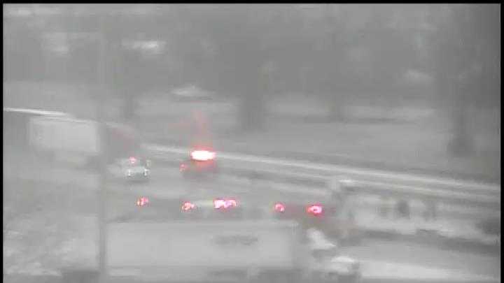 Photos Icy Conditions Snarl Traffic