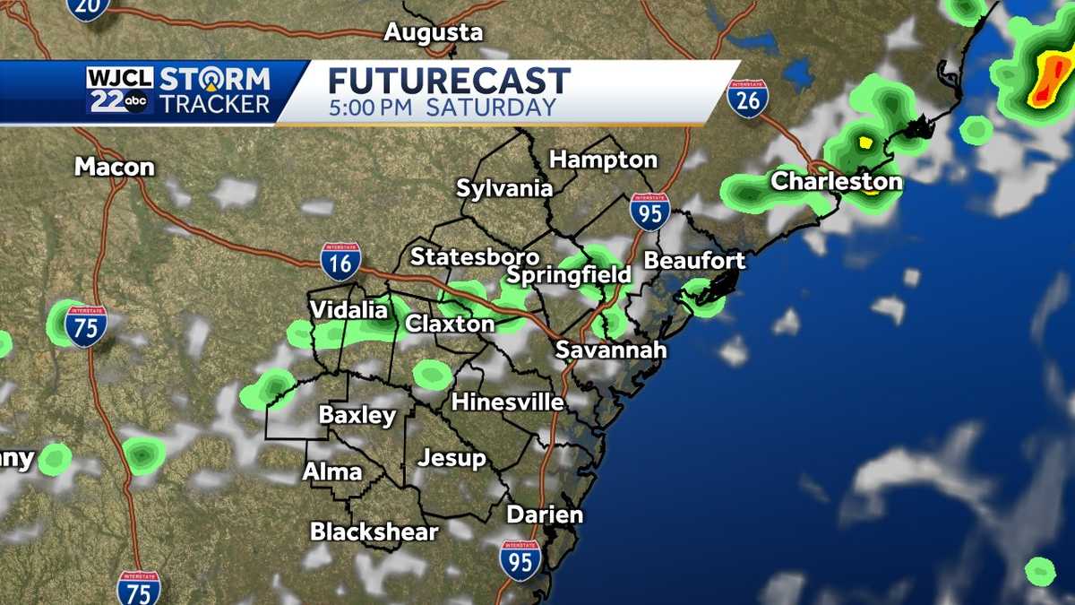 Savannah: Tracking weekend rain chances