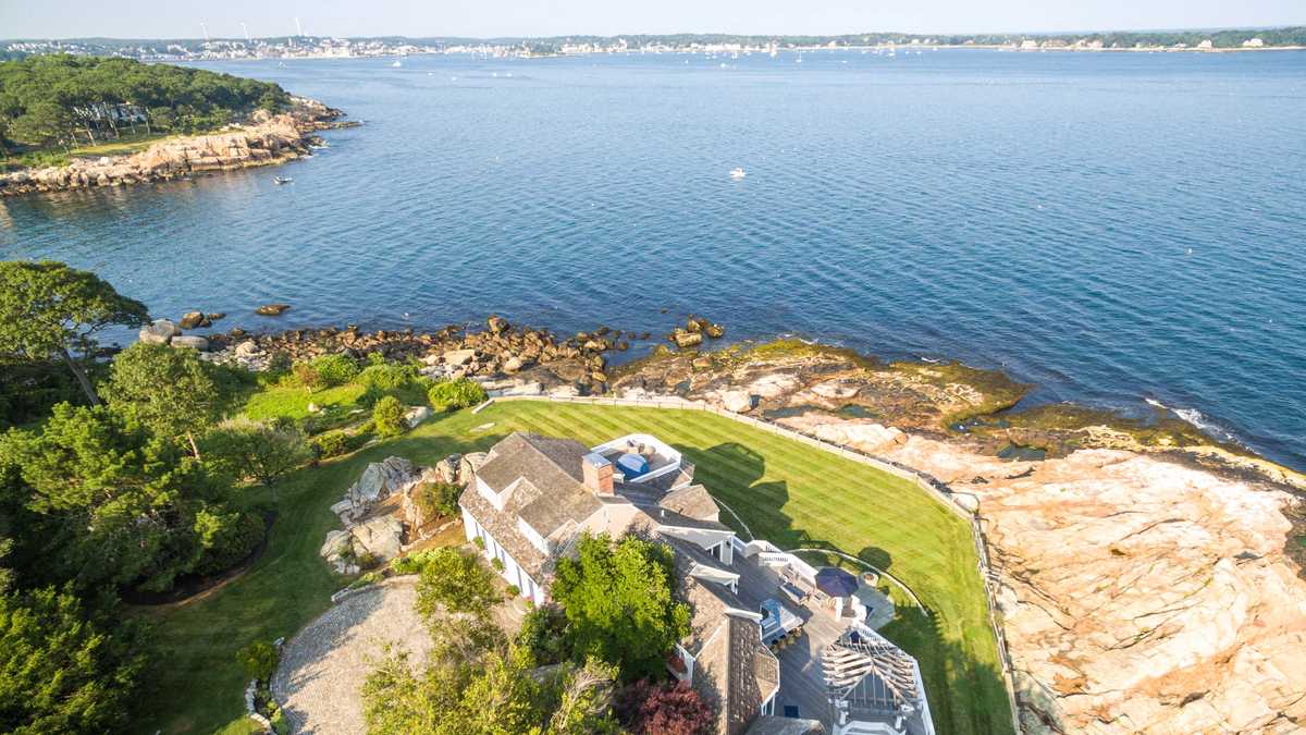 $4.19M spectacular home perched over Gloucester Harbor