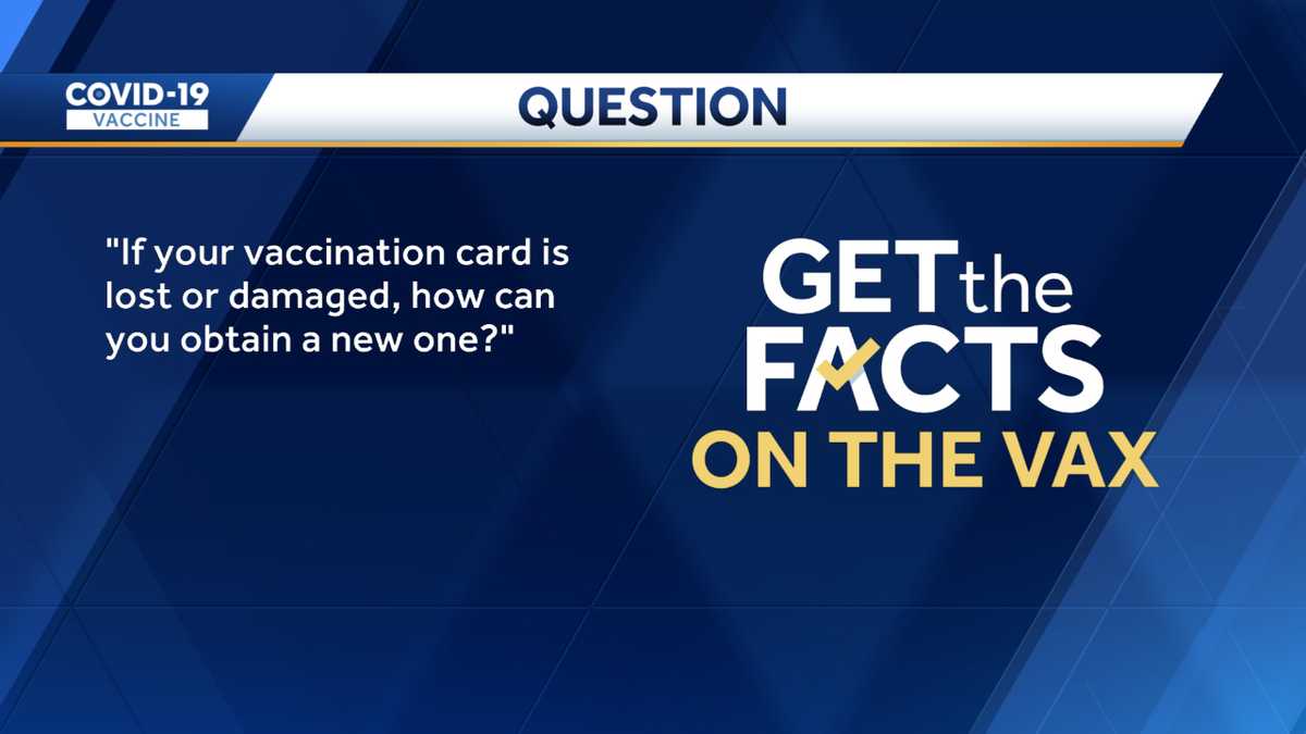 How to replace a lost, damaged COVID-19 vaccination card