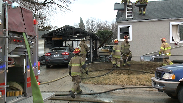 Morning commuter helps family escape house fire
