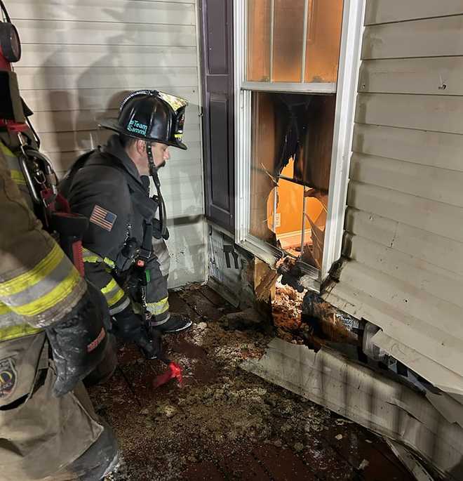 Electrical fire burns hole through Lancaster County, Pa. house
