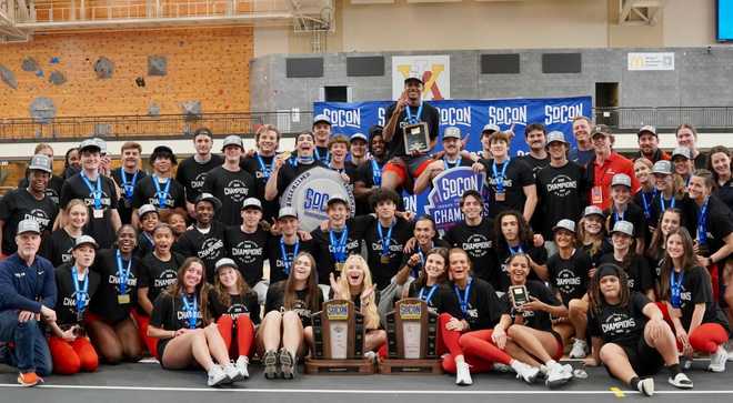 Samford track sweeps SoCon indoor championships