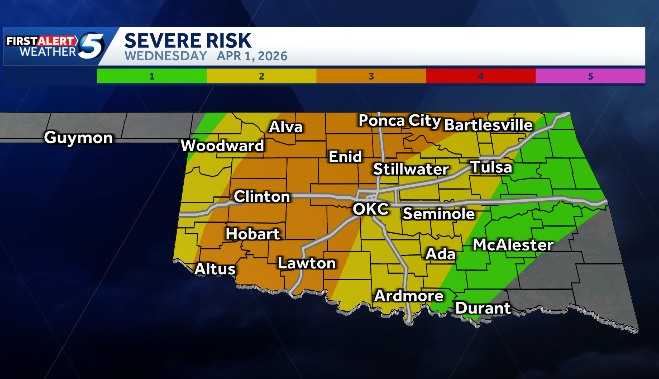 Oklahoma storms bring tornado warnings, flash flooding to state
