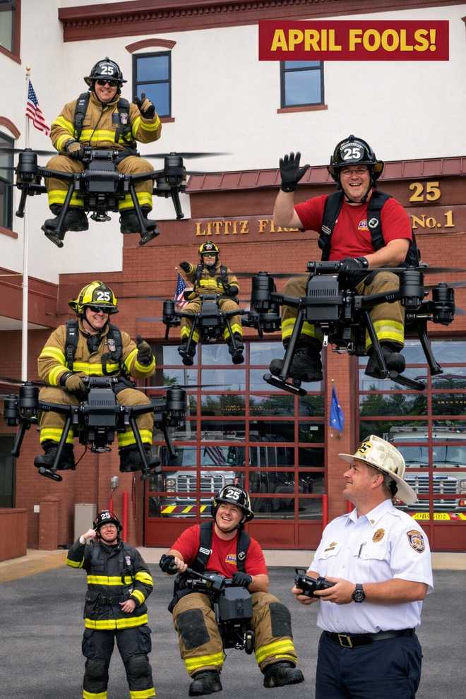 From fake pools to flying firefighters, Pa. organizations join in April ...
