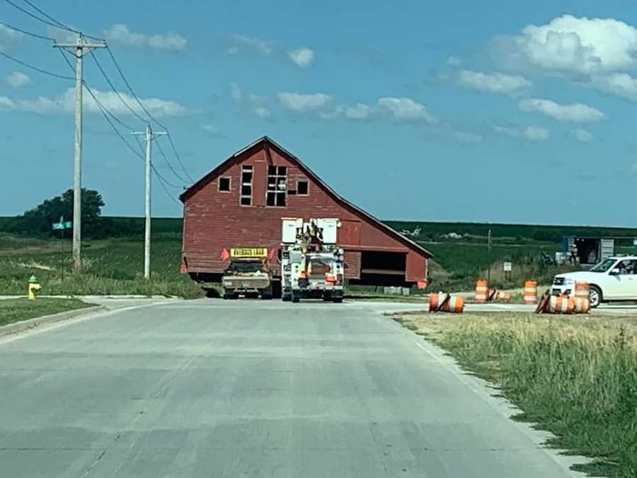 Vala's family takes historic barn to display at pumpkin patch