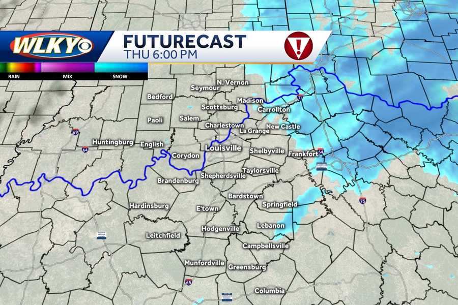 HOUR BY HOUR: When the snow moves out of the Louisville area