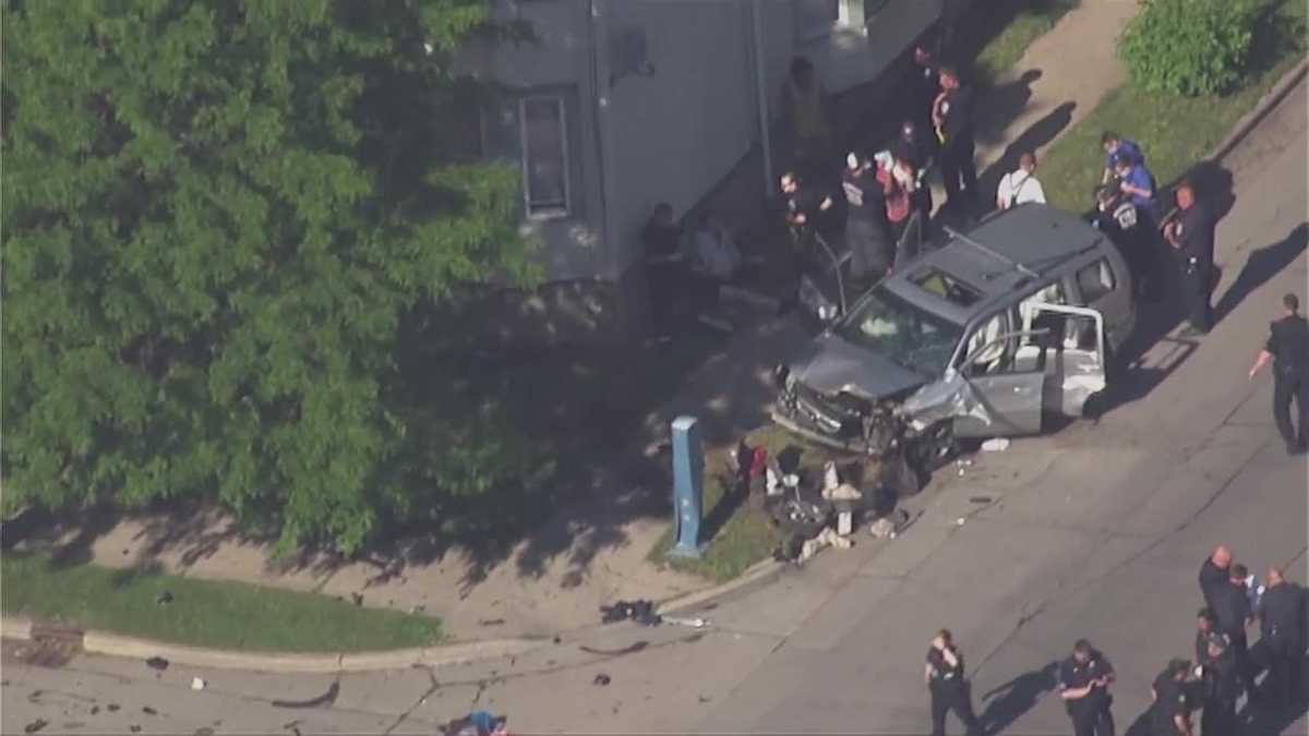 Man hanging out of SUV window dies after reckless driving crash