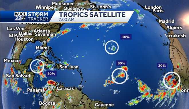 TRACKING THE TROPICS: Activity in the tropics ramping up with four ...