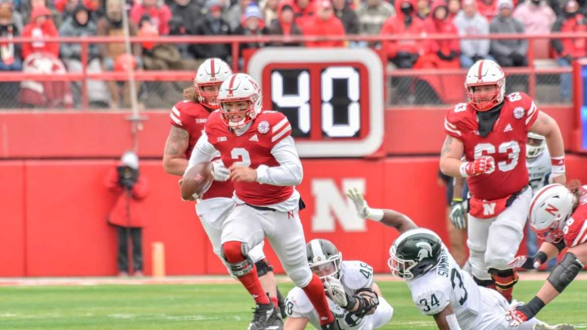 PHOTOS: Huskers take on Michigan State