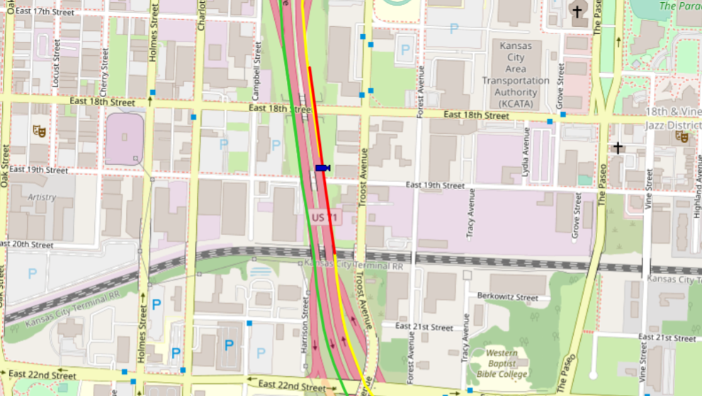 71 Highway back open at 22nd Street after five-vehicle crash