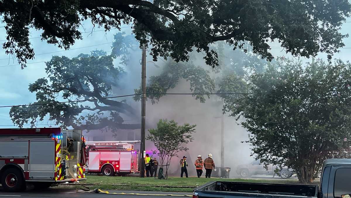 New Orleans Lower Ninth Ward fire