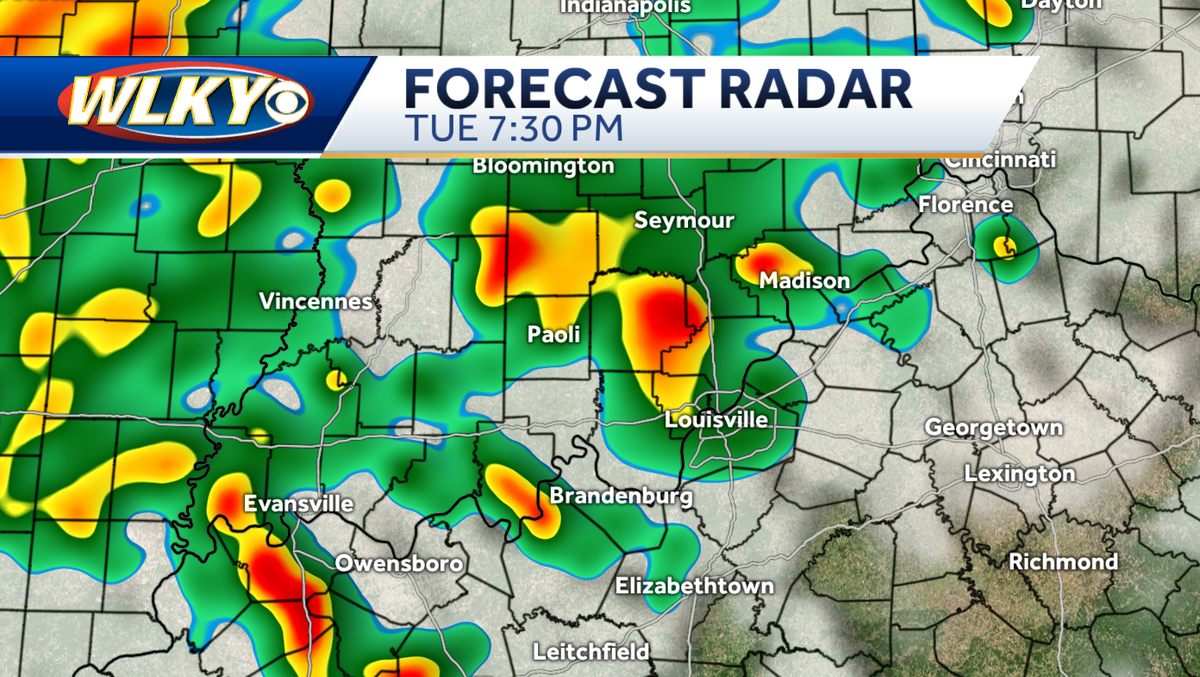 Forecast: Breaking down Tuesday's severe threat in Louisville