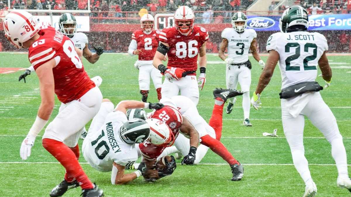 PHOTOS: Huskers take on Michigan State