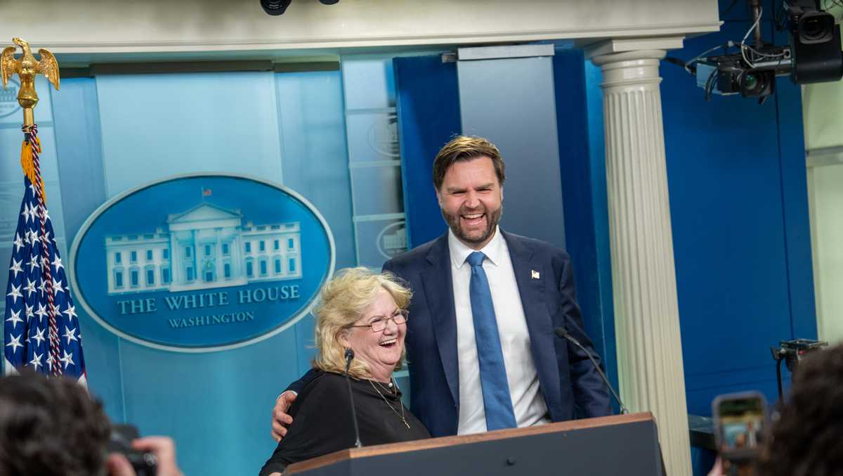 JD Vance's mom celebrates 10th year of sobriety in White House ceremony