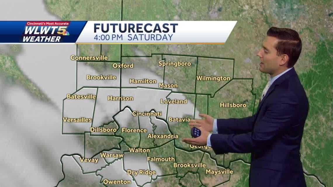Dry today, showers and storms tomorrow