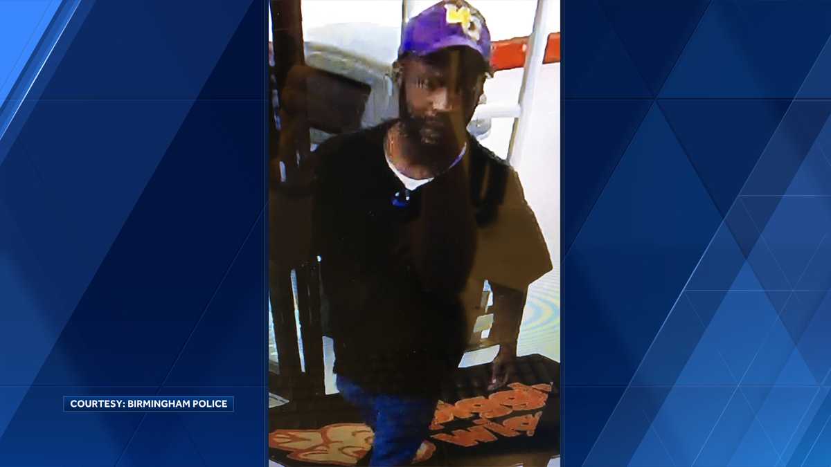 Suspect wanted in Birmingham car robbery