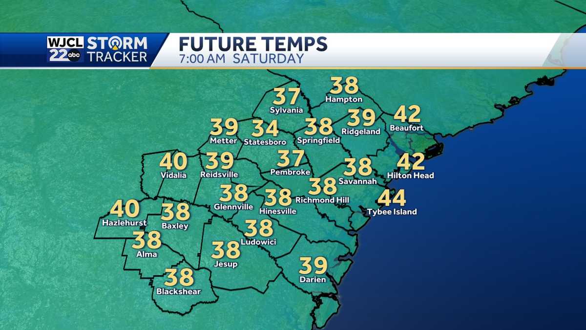 Savannah: From cold to mild in the 10 day forecast