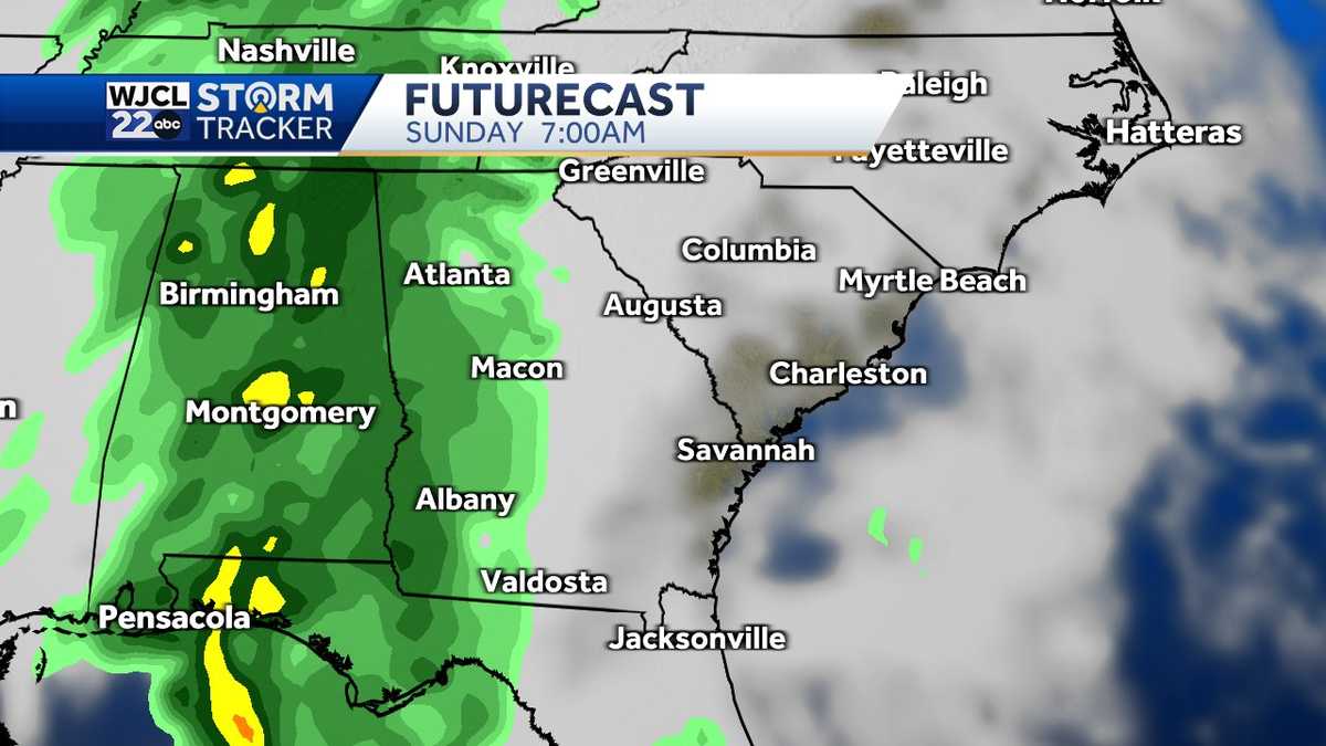 Savannah: Tracking rain chances