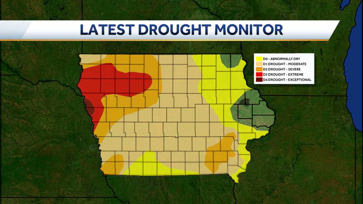 Iowa's drought conditions have improved in latest report