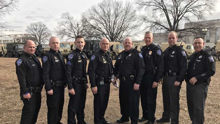 Photos: Cincinnati police shine during Trump inauguration
