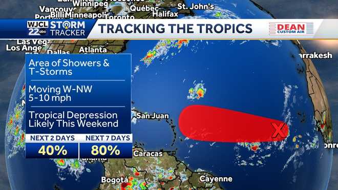 Savannah: Tracking the return of heat and humidity