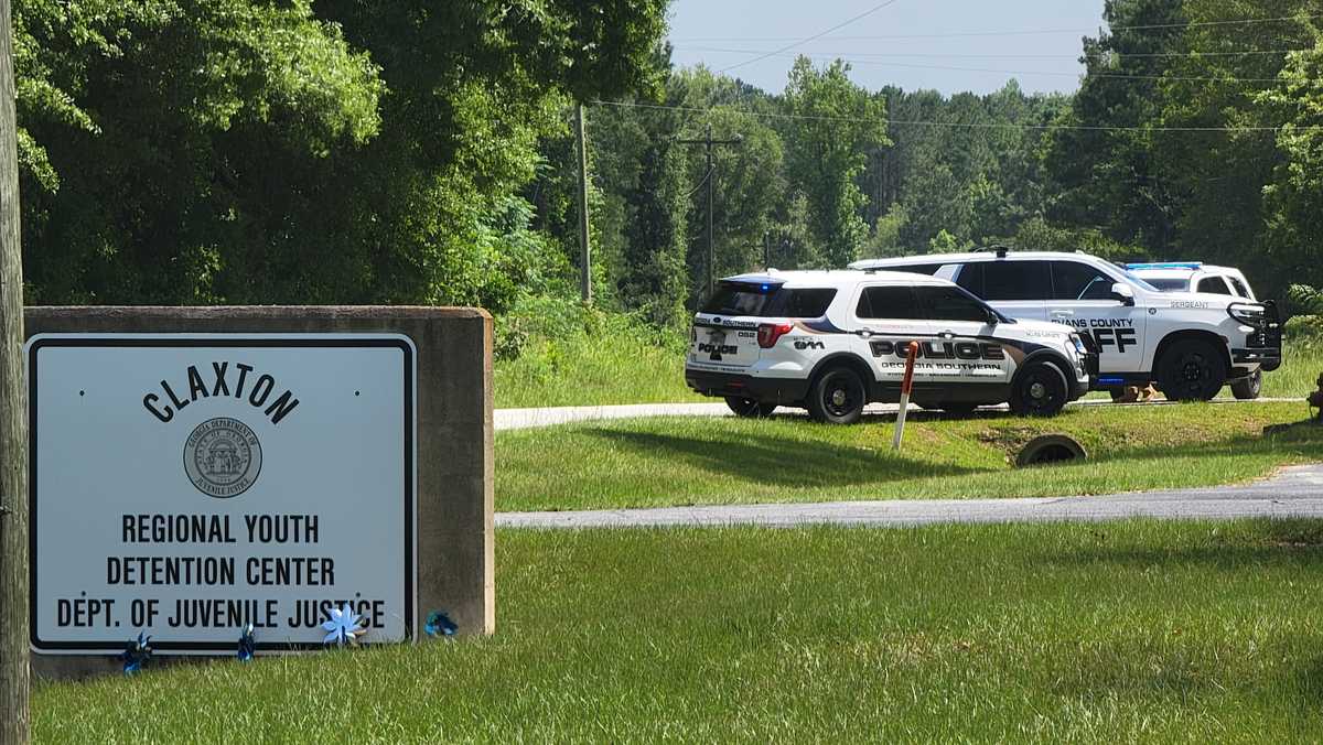 Masked gunman fires at Claxton youth detention center, facility on lockdown