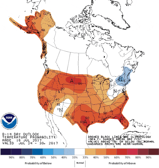 Oklahoma: Intense heat rolling in