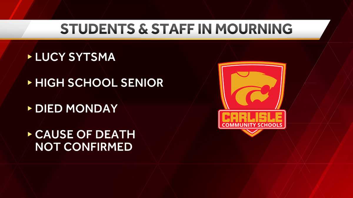 Lucy Sytsma, senior at Carlisle High School, passes away