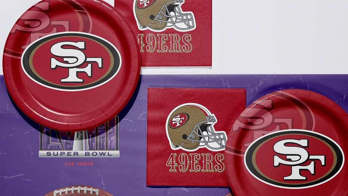 Celebrate Super Bowl-bound 49ers at home with Niners party items