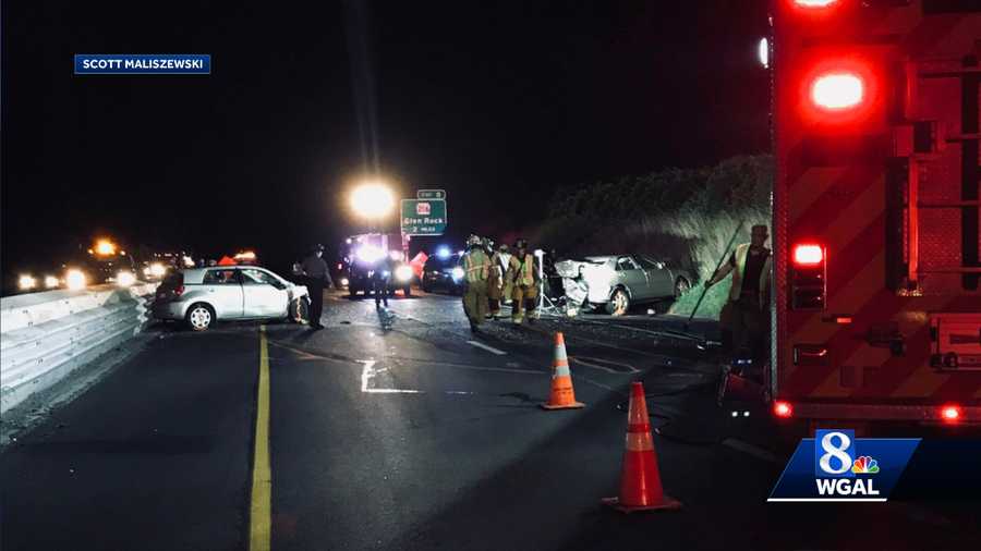 Update: 6 injured in multi-vehicle crash on I-83 in York County