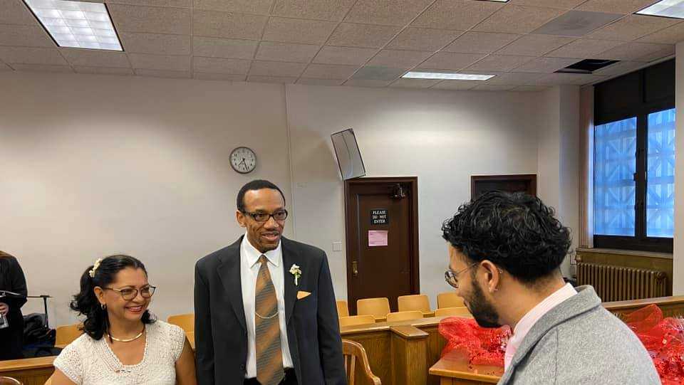 Love is in the air at Milwaukee County Courthouse