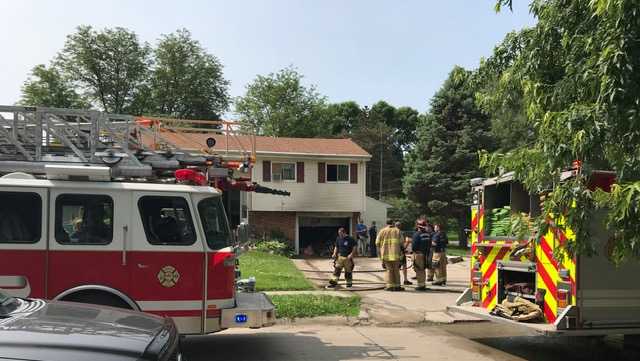 House fire believed to have started from fireworks