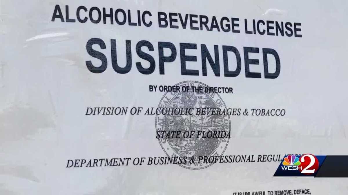 downtown Orlando bars have alcohol license suspended
