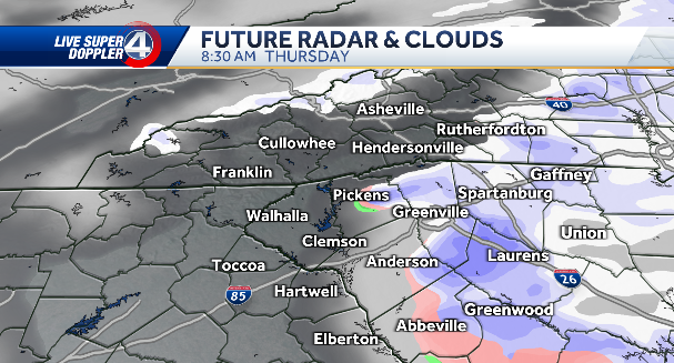 South Carolina: More snow possible Thursday with accumulation