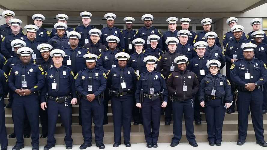Photos: Cincinnati police shine during Trump inauguration